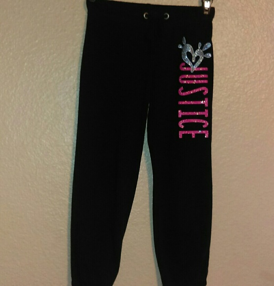 Justice | Bottoms | Justice Black Sweatpants | Poshmark